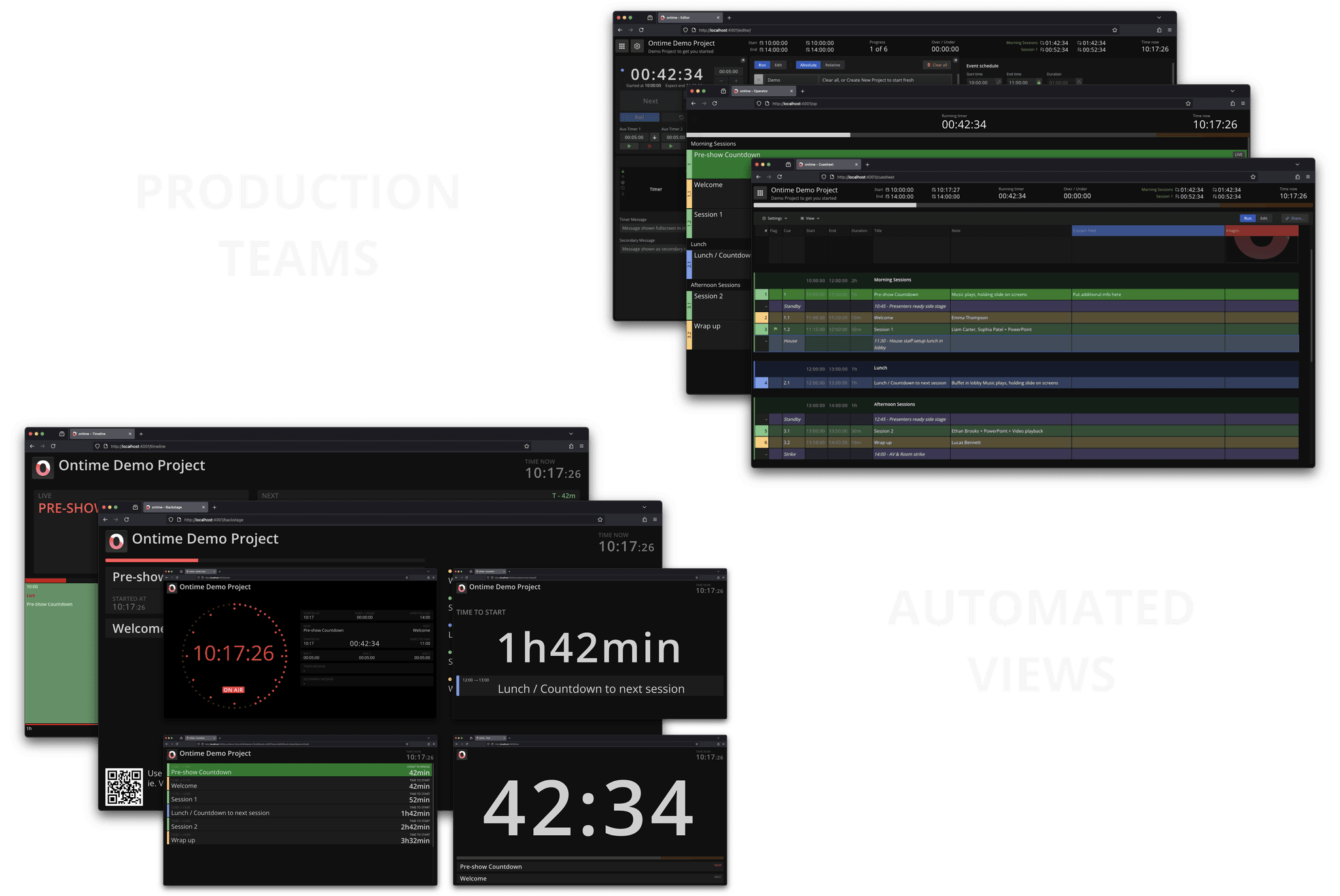 Ontime | Free Open-Source Rundown & Event Timer Software