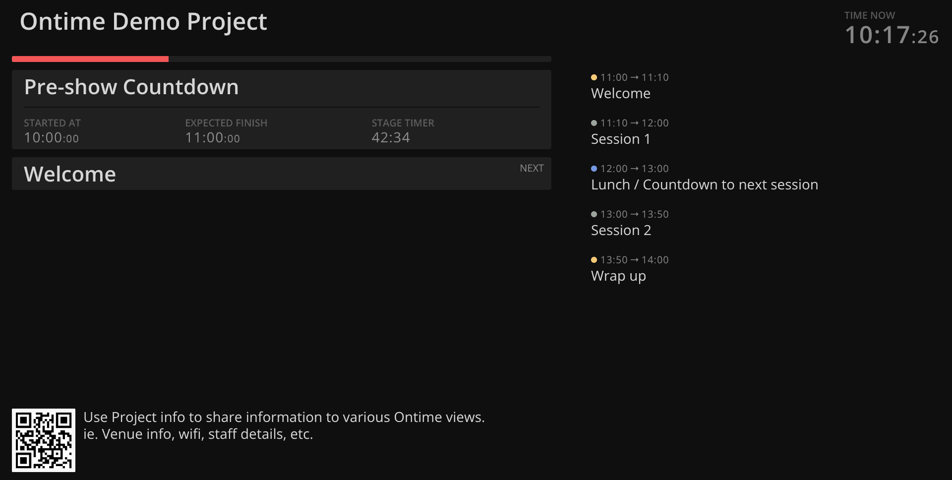 Ontime | Free Open-Source Rundown & Event Timer Software